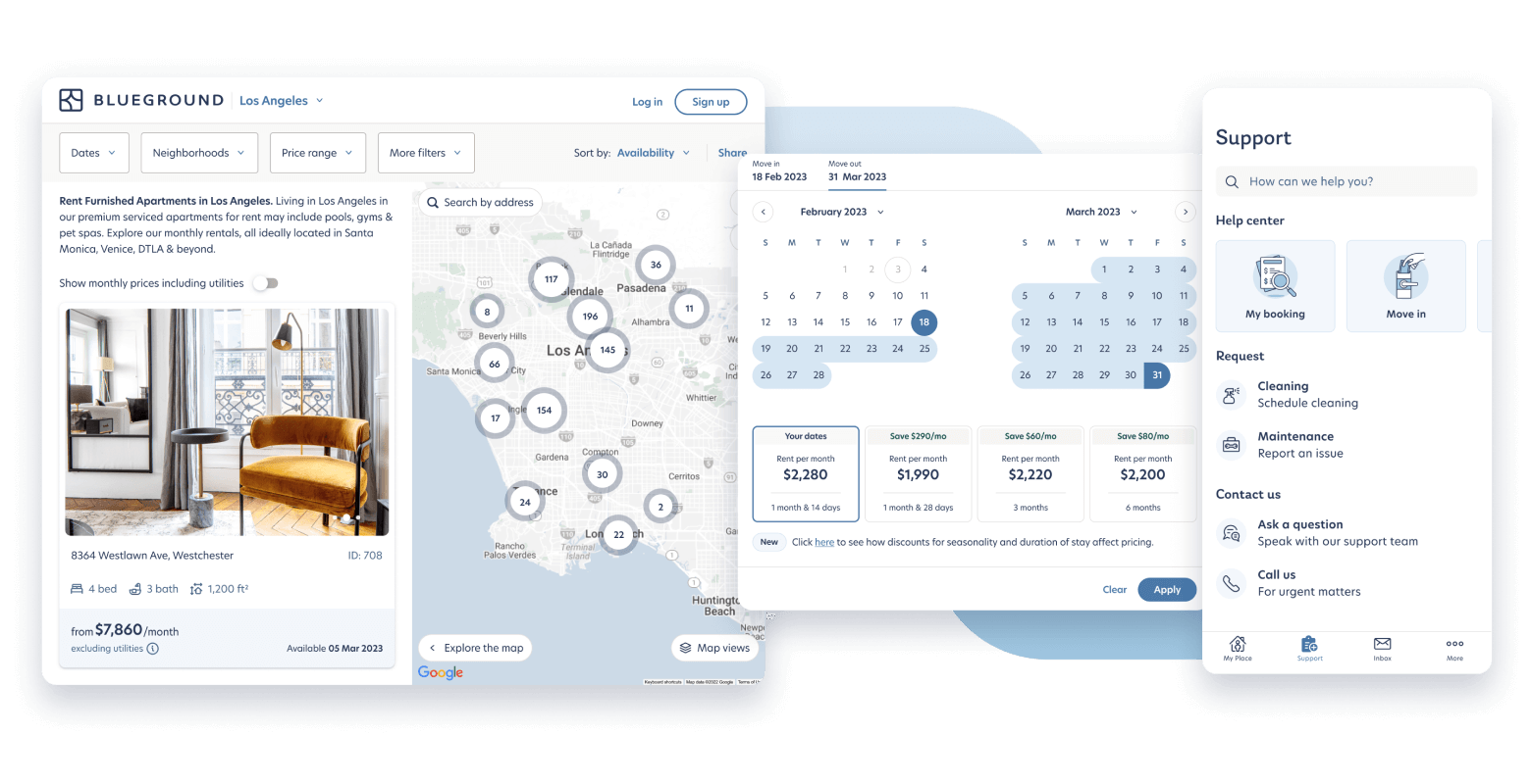 Flexible Furnished Apartments for Rent | Blueground